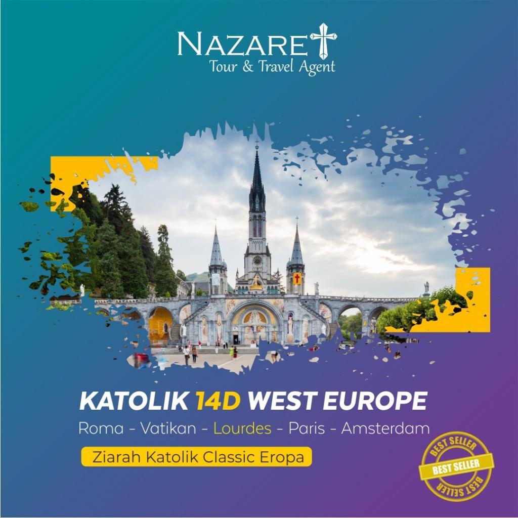 Tour Ziarah Katolik ke Eropa - Vatikan Lourdes | NAZARET TOUR